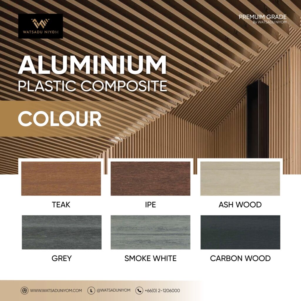 PRIME > NEW ALUMINIUM WPC - ไม้เทียม WPC WATSADU NIYOM